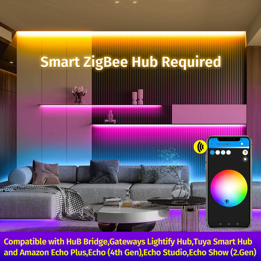 Smart ZigBee RGB LED Controller for 12V RGB LED Strips – GIDERWEL